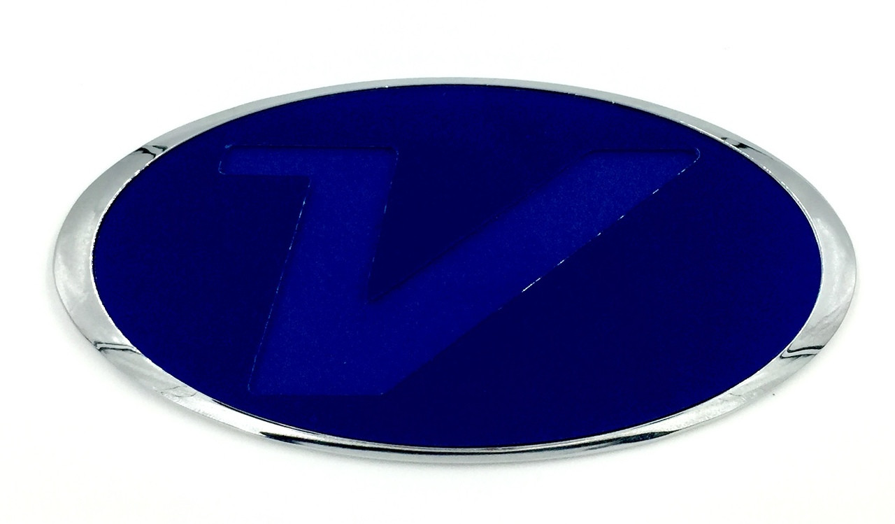 V badge emblem for the Hyundai Veloster base turbo model color V logo ...