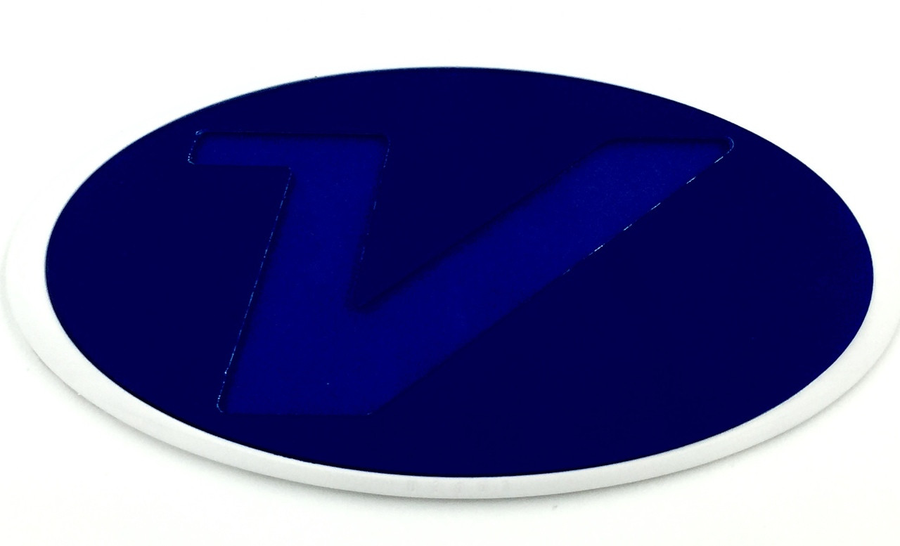 V badge emblem for the Hyundai Veloster base turbo model color V logo ...