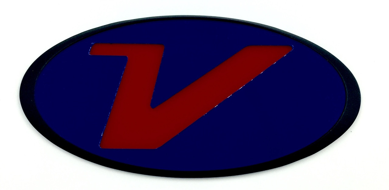 V badge emblem for the Hyundai Veloster base turbo model color V logo ...