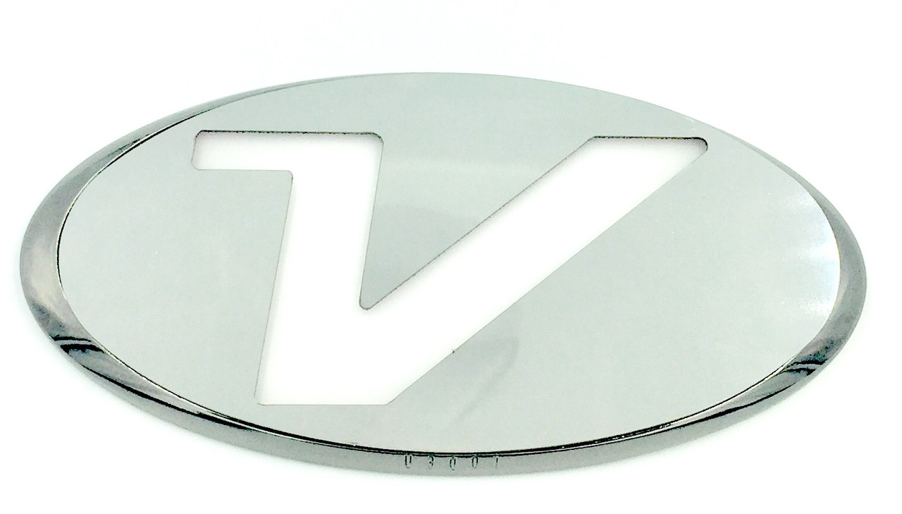 V badge emblem for the Hyundai Veloster base turbo model color V logo ...