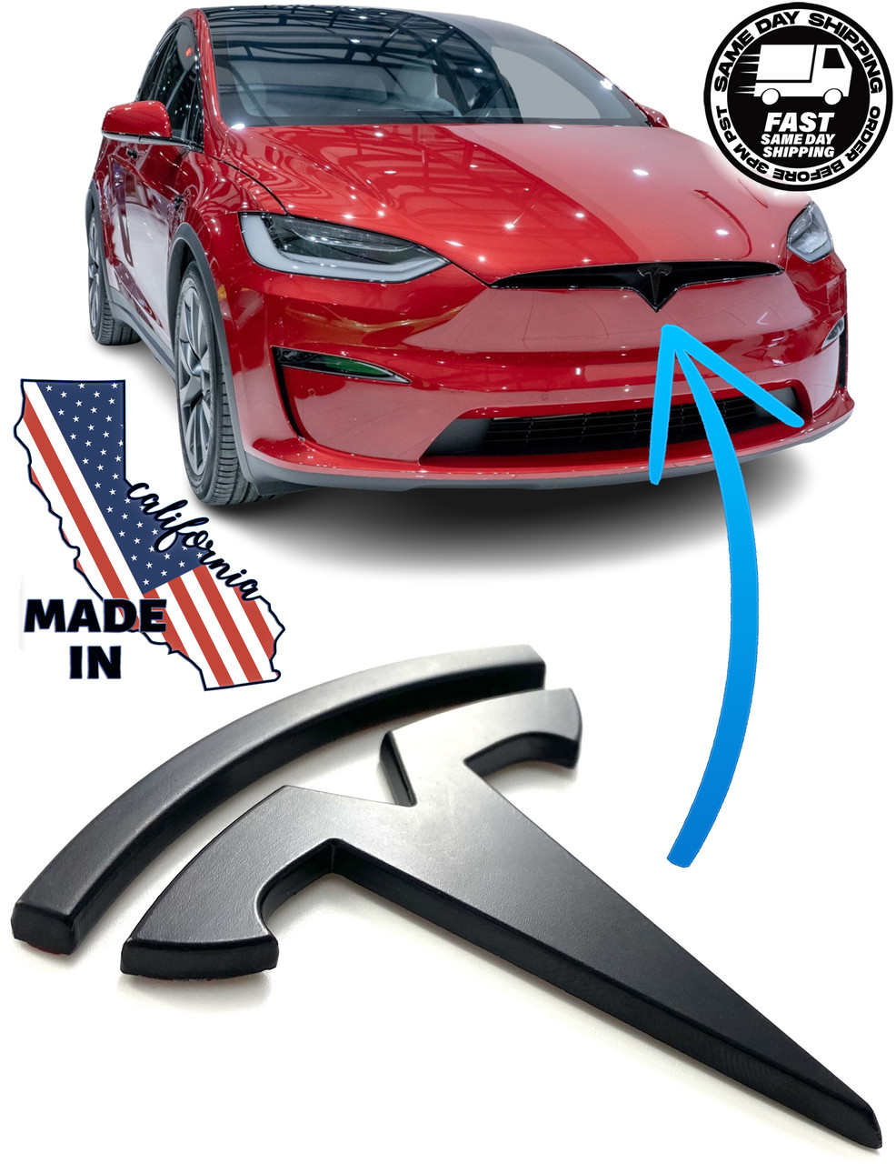 dual motor emblem plaid emblem Tesla model 3 t badge logo emblem model ...