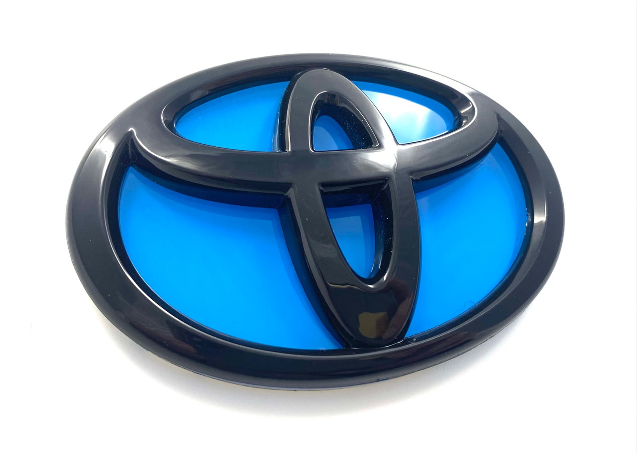 Black toyota emblems black toyota badge, black toyota logo custom ...