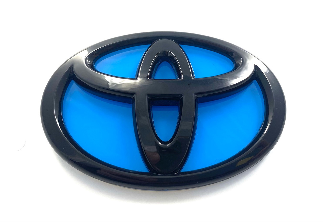 Black toyota emblems black toyota badge, black toyota logo custom ...