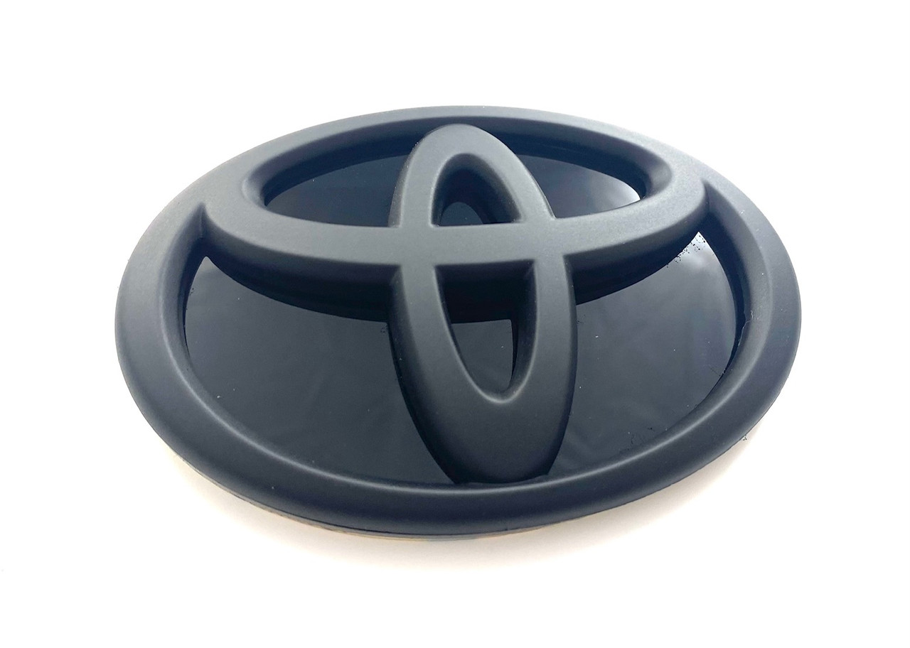 Black toyota emblems black toyota badge, black toyota logo custom ...