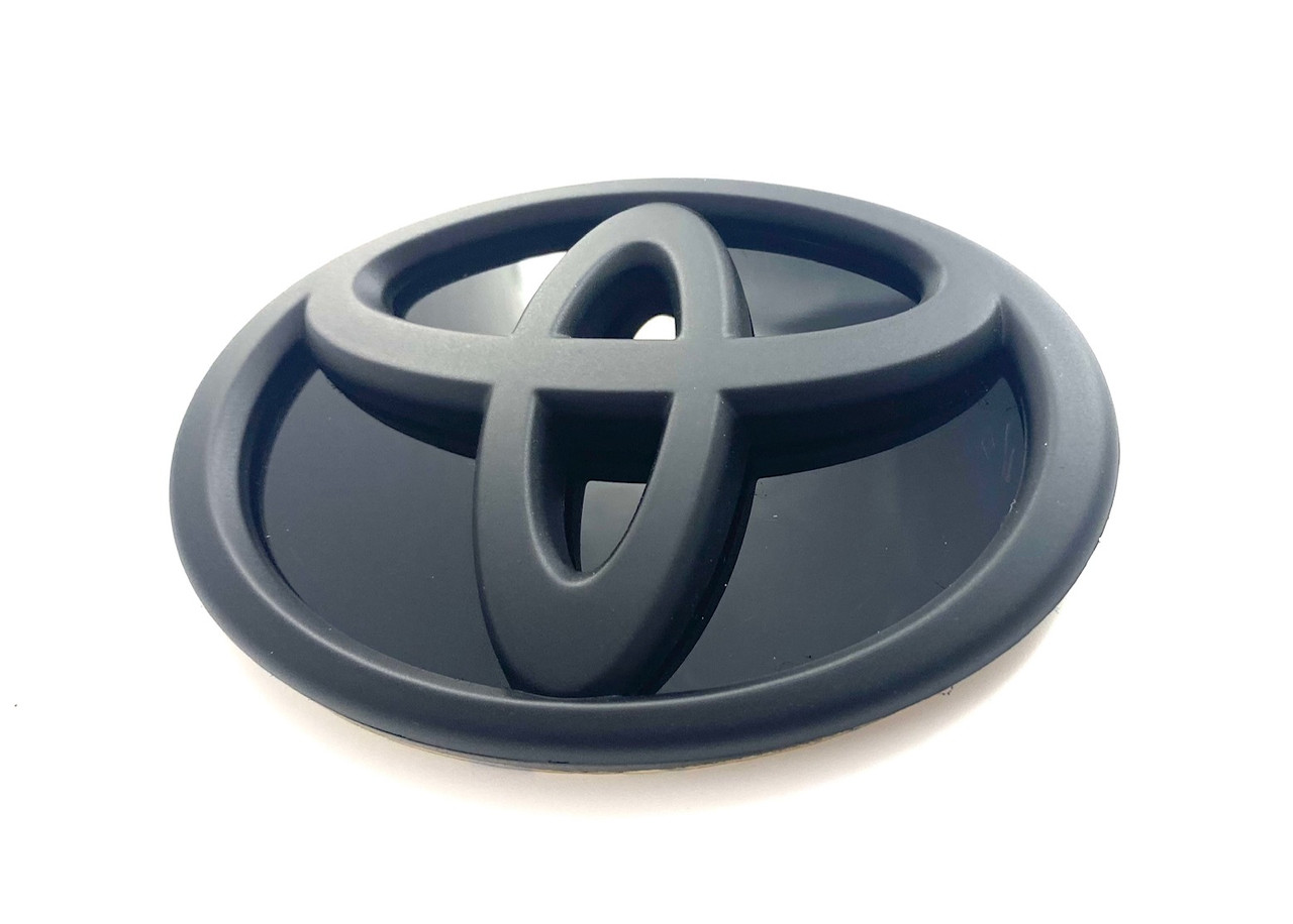 Black toyota emblems black toyota badge, black toyota logo custom ...