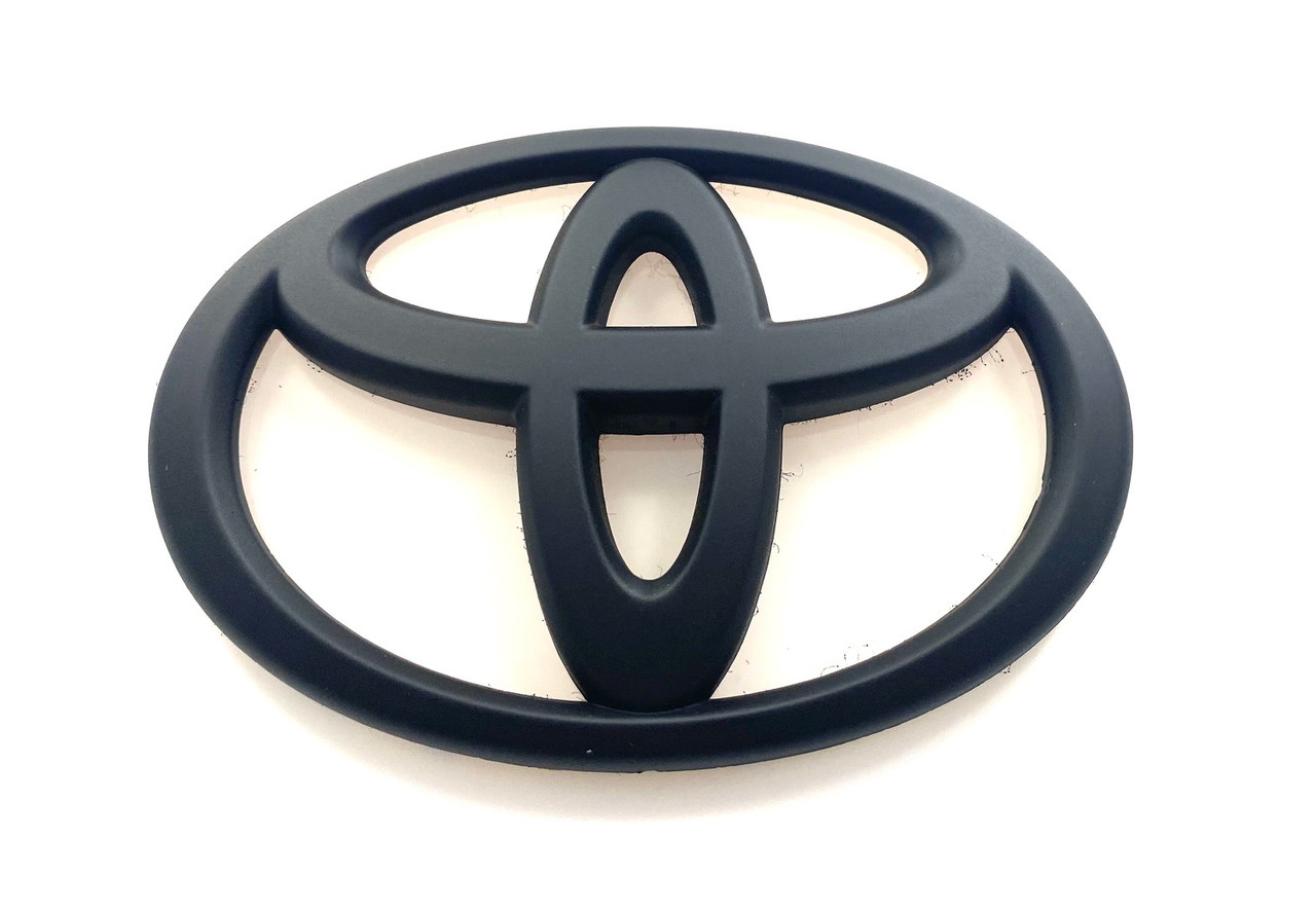 Black toyota emblems black toyota badge, black toyota logo custom ...