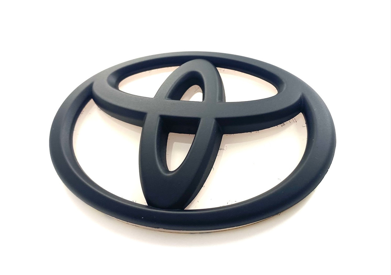 Black toyota emblems black toyota badge, black toyota logo custom ...