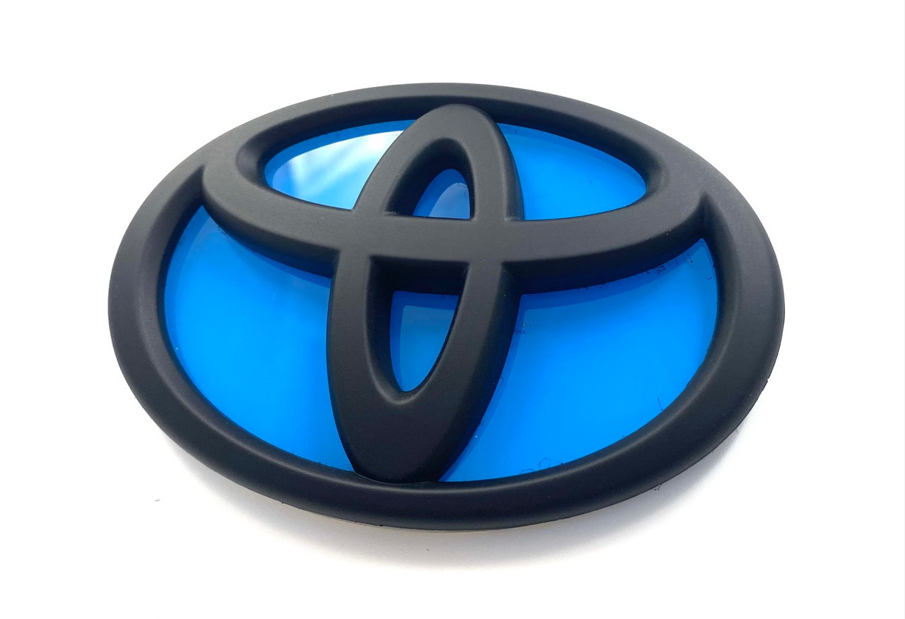 Black toyota emblems black toyota badge, black toyota logo custom ...