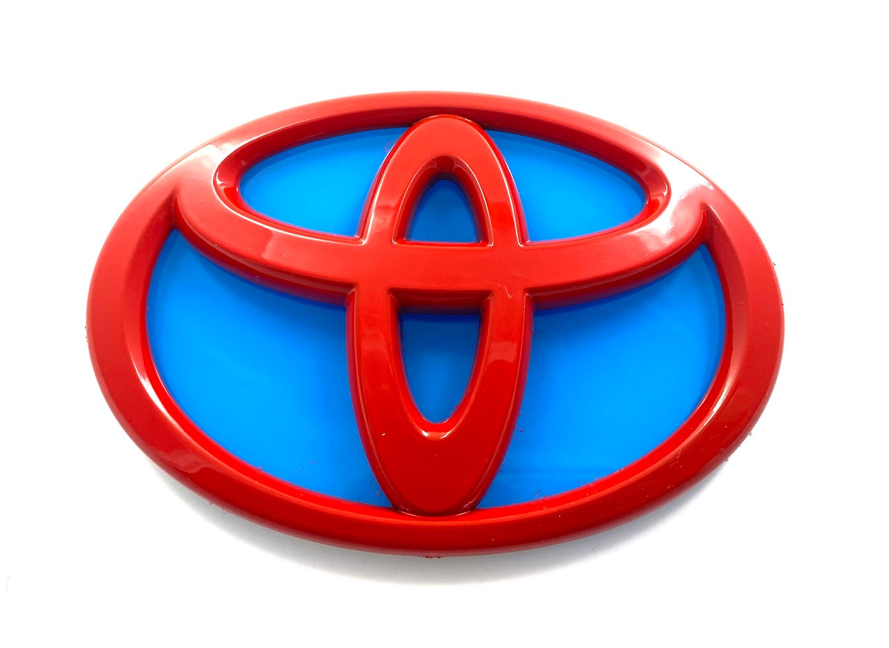Black toyota emblems black toyota badge, black toyota logo custom ...