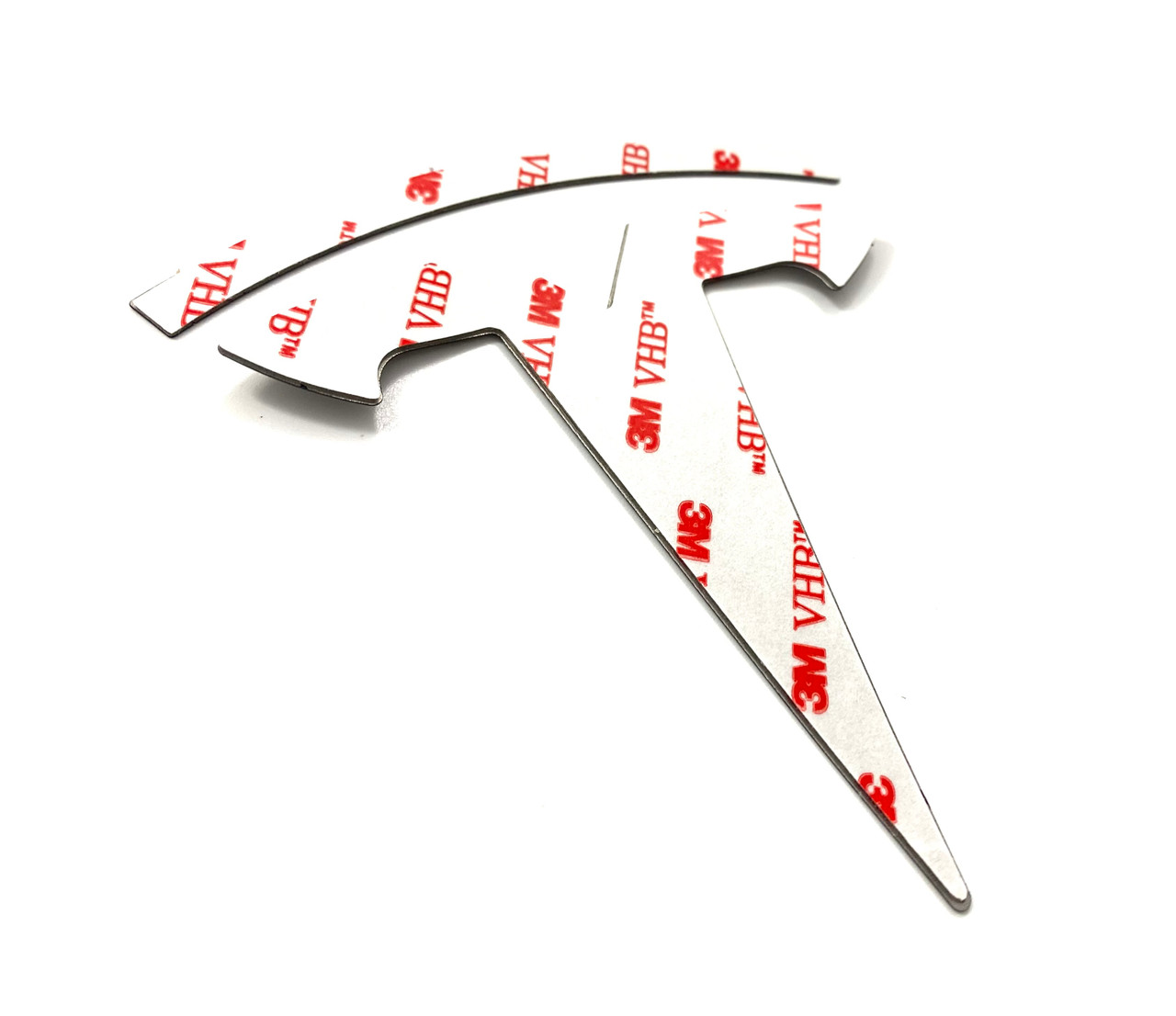 gloss red model x overlay front t badge cover up sticker metal skin ...