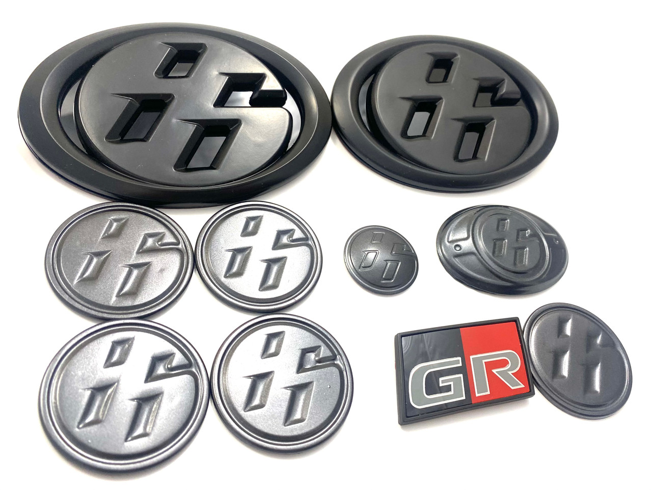 12pc conversions kit black chrome black chrome gloss black emblems ...