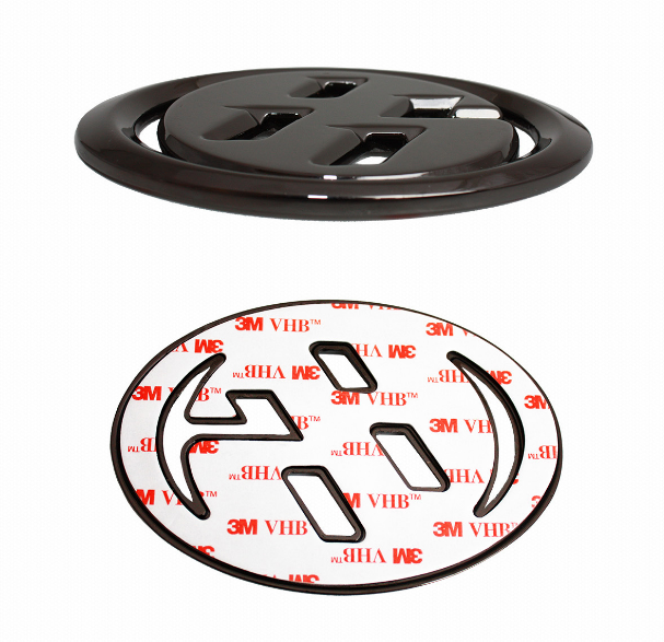 12pc conversions kit black chrome black chrome gloss black emblems ...