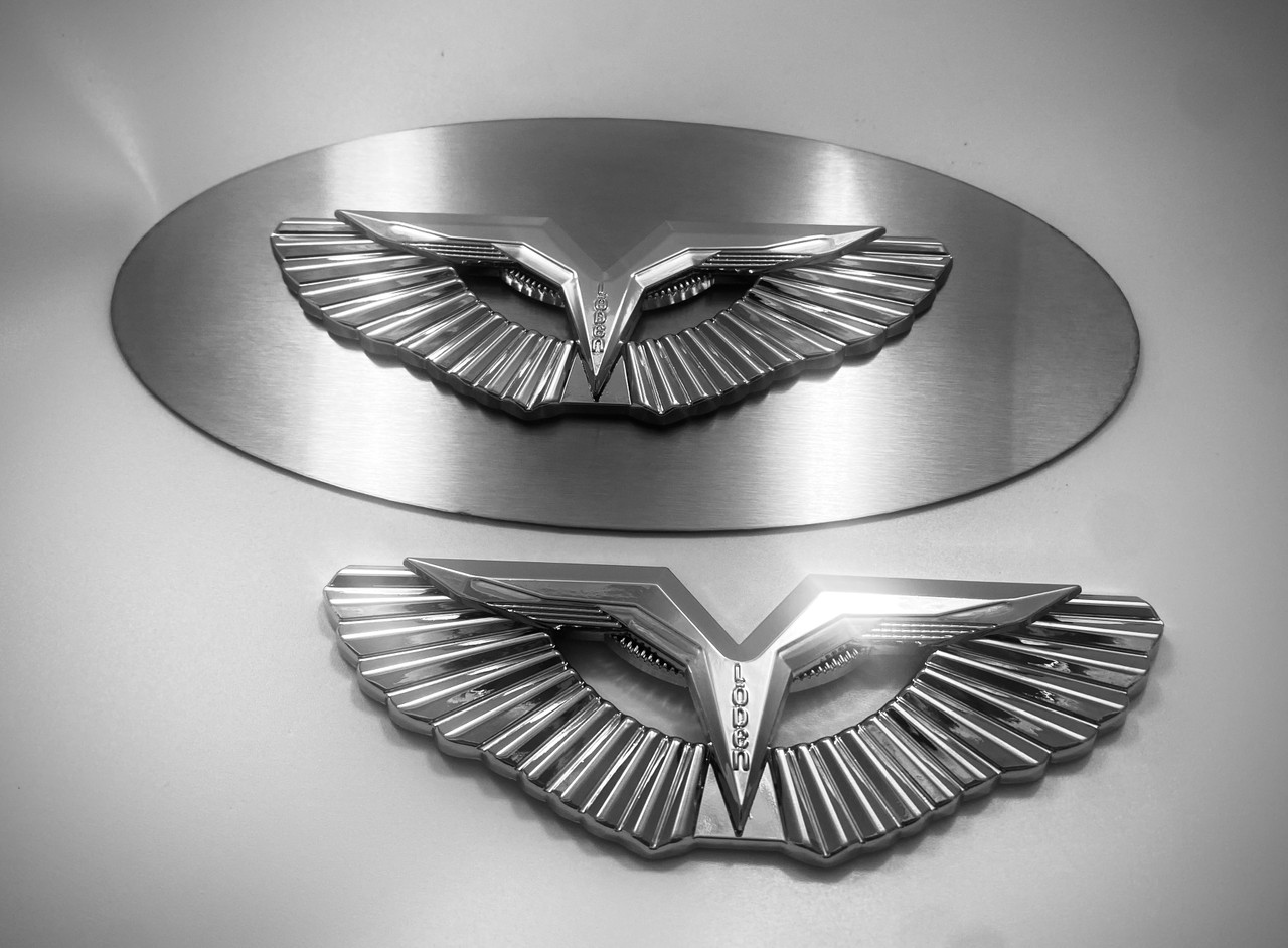 Hyundai palisade loden anzu t wing badge emblem set badge replacement ...