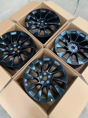 1188223-00-B model 3 y oem PPF black powder coated wheels rims genuine ...