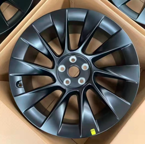 1188223-00-B model 3 y oem PPF black powder coated wheels rims genuine ...