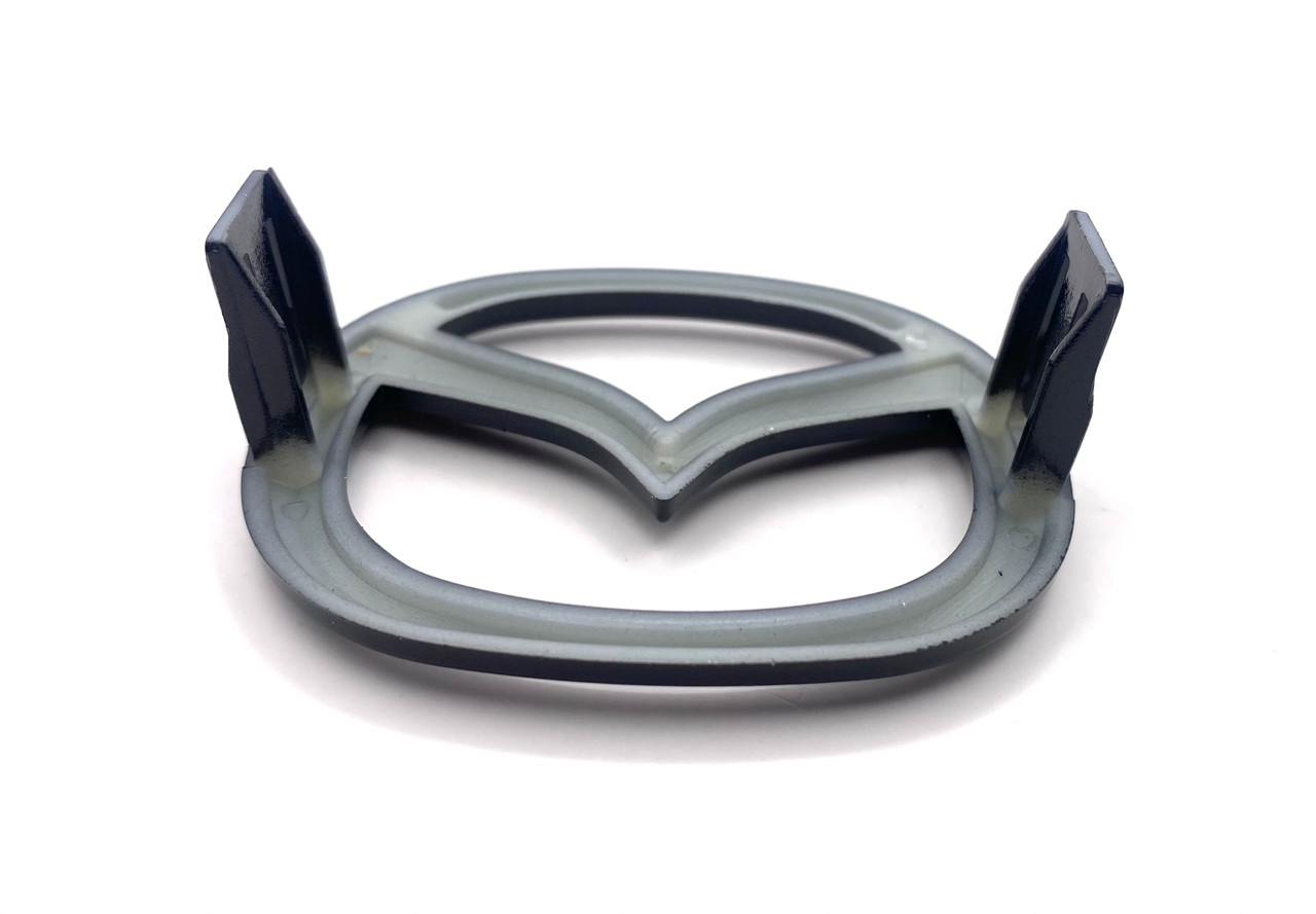 Mazda black badge emblem replacement 1.) 5.5" x 4.5" (Backside Clips ...