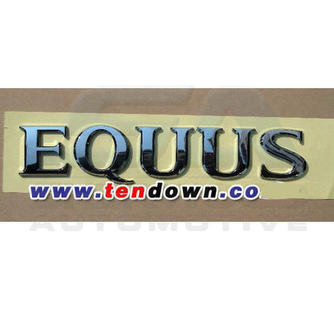 Equus Chrome Letter Emblem - Korean Auto Imports