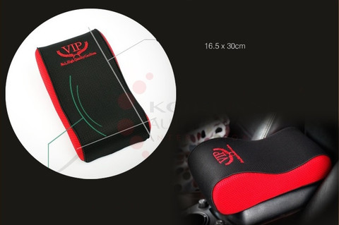 RED/BLACK VIP Style Arm Rest Cushion - Korean Auto Imports