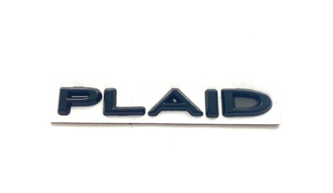 tesla plaid emblem badge logo model s plaid model y plaid model x plaid ...