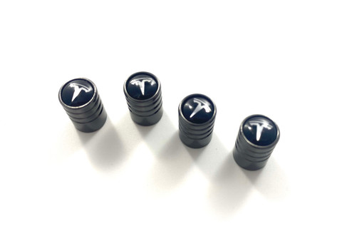 tesla valve stem caps logo emblem t badge model s model x valve caps ...