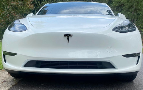 model y front bumper t badge logo emblem concept model y front emblem ...