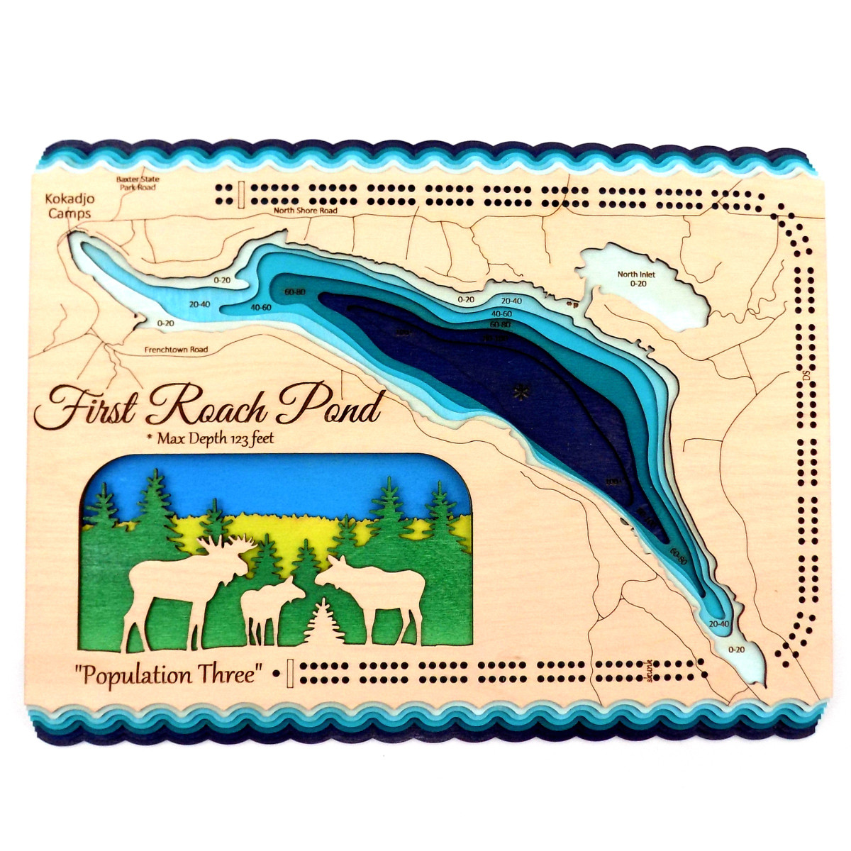 Lake Cribbage Boards - Moosehead Marketplace