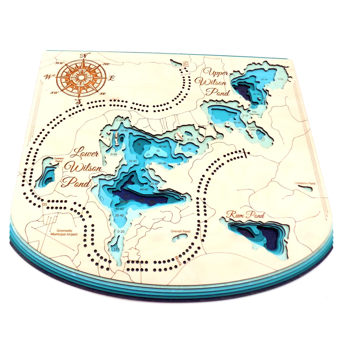 Lake Cribbage Boards - Moosehead Marketplace