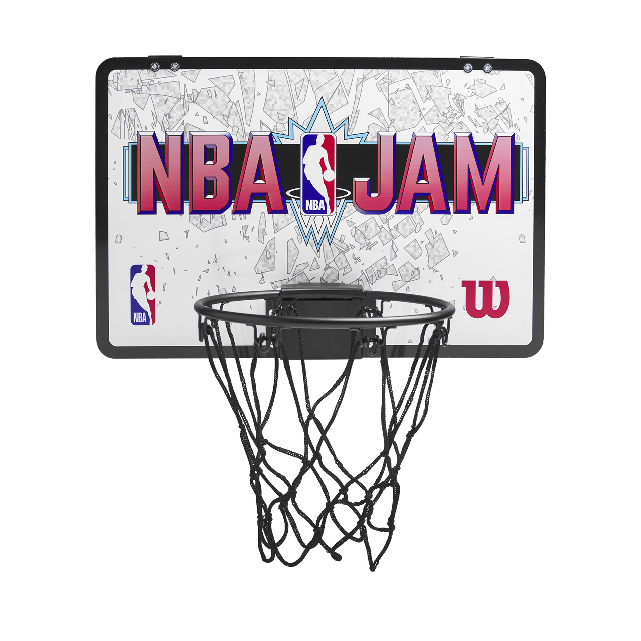 Wilson NBA Jam Mini Indoor Basketball Hoop and Ball Set | Basketball ...