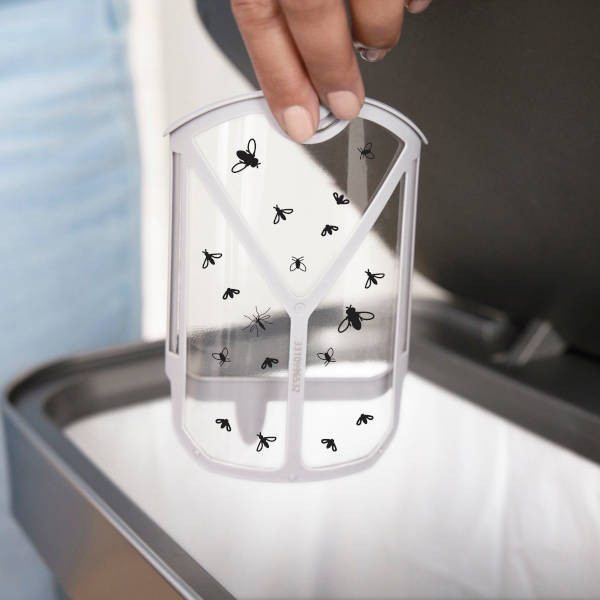 Zevo Max Flying Insect Trap, Fly Trap (1 Corded Plug-In Base + 2 ...