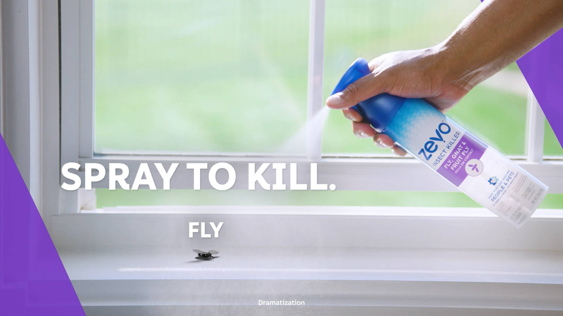 Zevo Flying Insect Killer Fly Gnat And Fruit Fly 10oz Zevo Insect