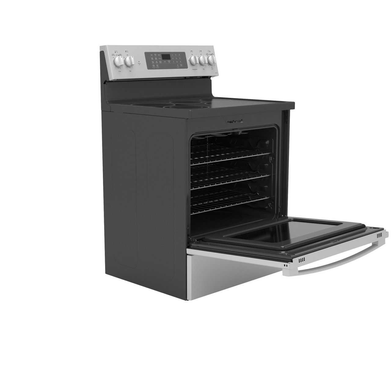 GE Profile™ 30" Smart Free-Standing Electric Convection Fingerprint ...