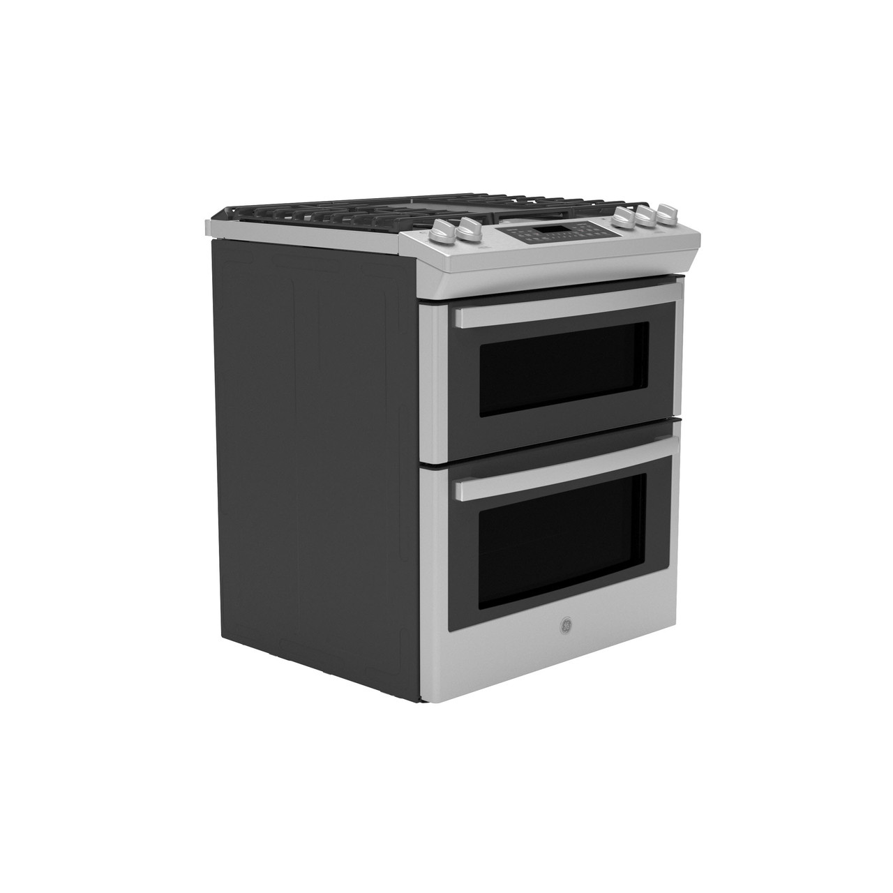 GE 30" Slide-In Front Control Gas Double Oven Range - JGSS86SPSS - GE ...