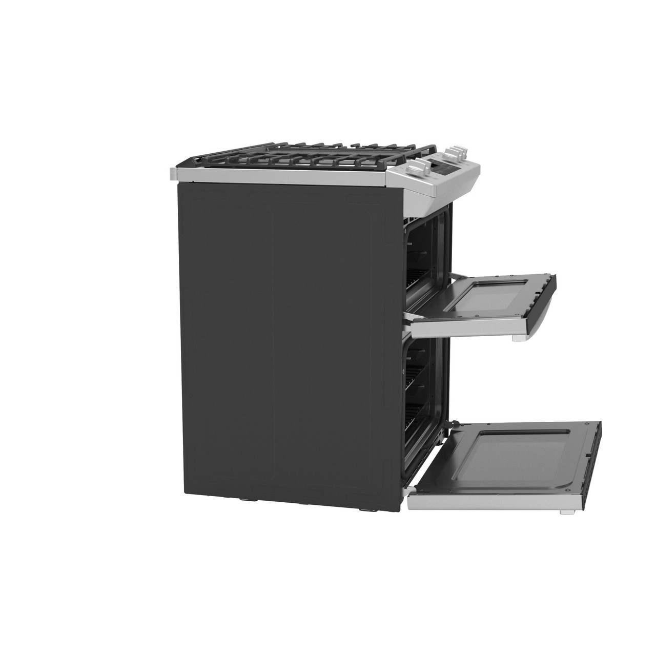 GE 30" Slide-In Front Control Gas Double Oven Range - JGSS86SPSS - GE ...