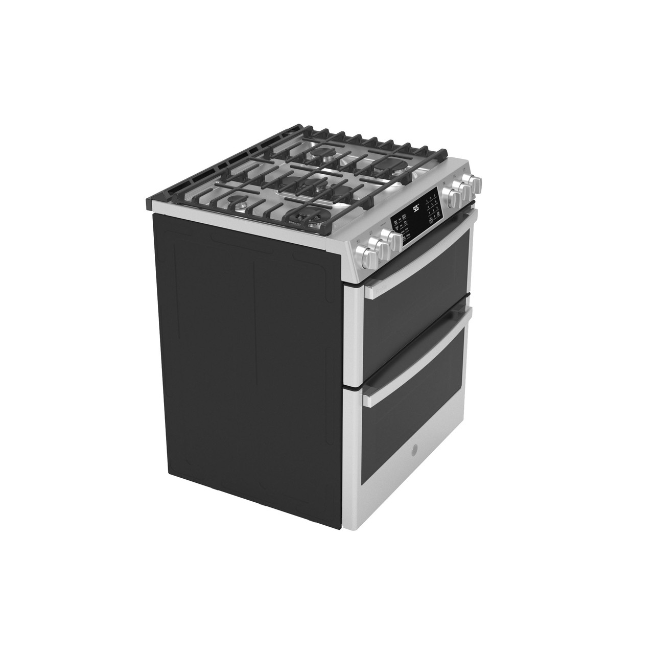 GE Profile™ 30" Smart Slide-In Front-Control Gas Double Oven Convection ...