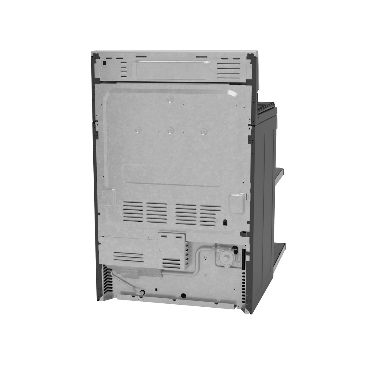 GE Profile™ 30" Free-Standing Gas Double Oven Convection Fingerprint ...