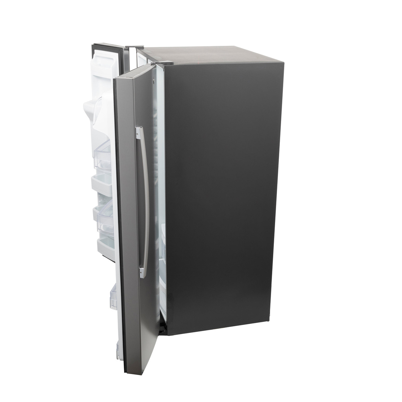 GE 25.3 Cu. Ft. Side-By-Side Refrigerator - GSS25GYPFS - GE Appliances