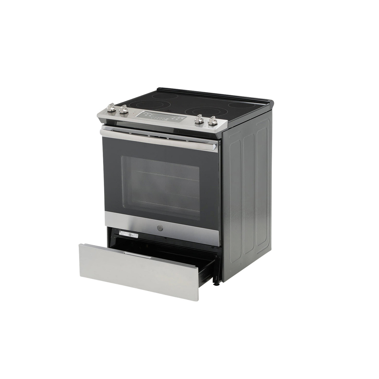 GE® 30" Slide-In Electric Range - JS645SLSS - GE Appliances
