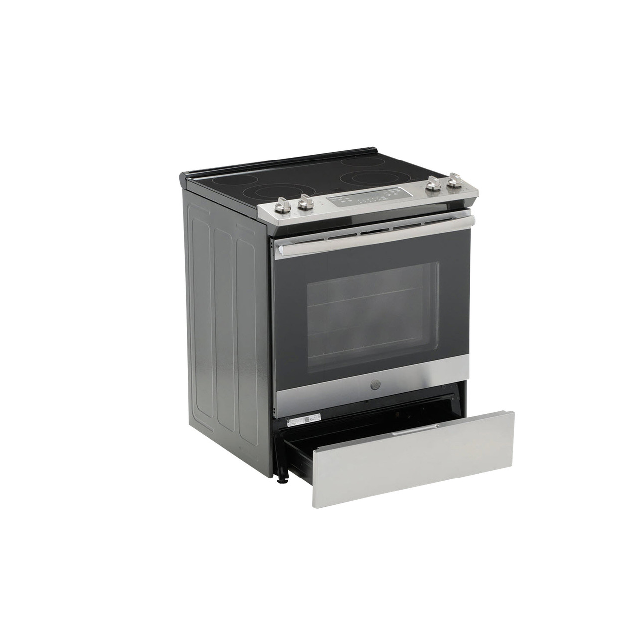 GE® 30" Slide-In Electric Range - JS645SLSS - GE Appliances