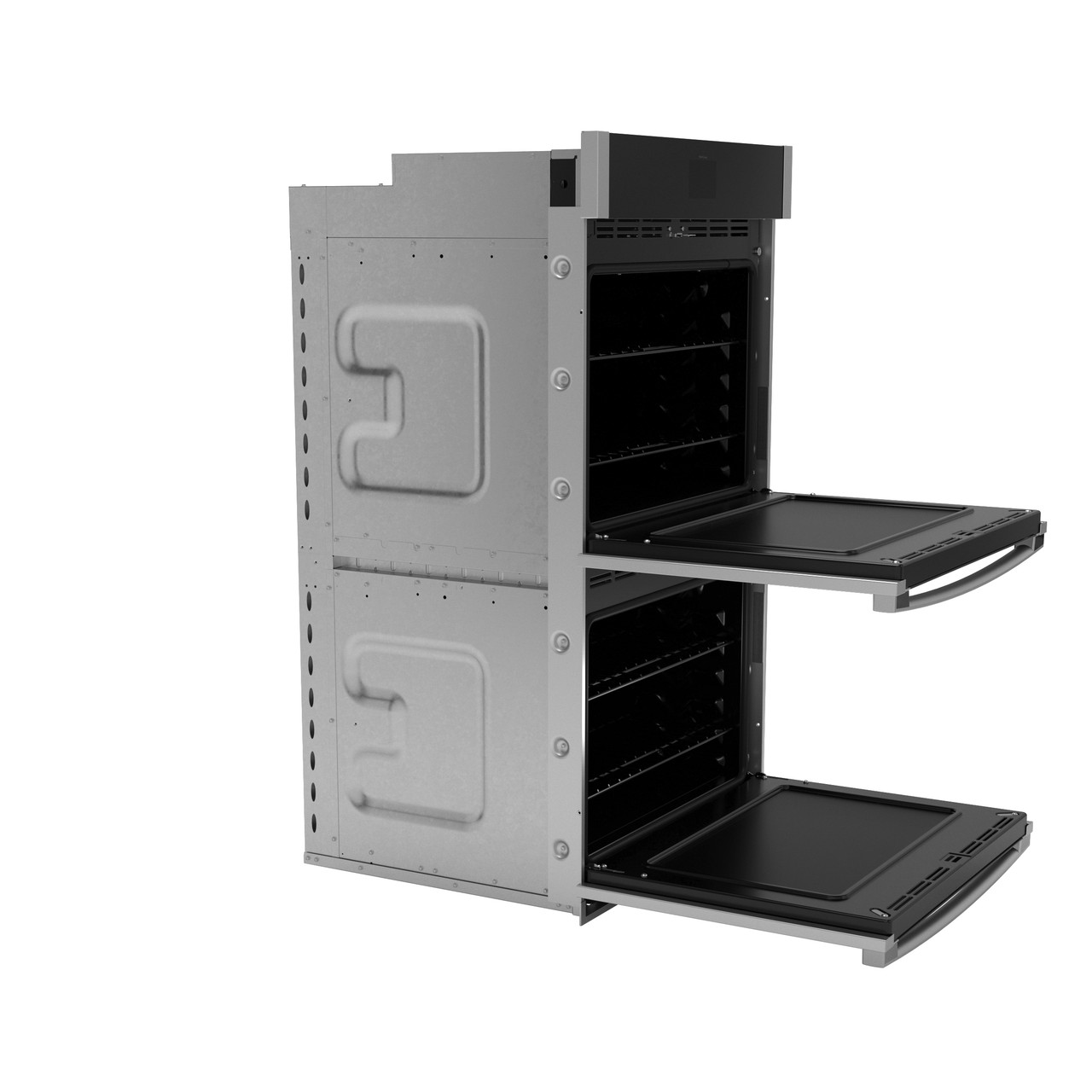 GE® 30" Smart Built-In Self-Clean Convection Double Wall Oven with No ...