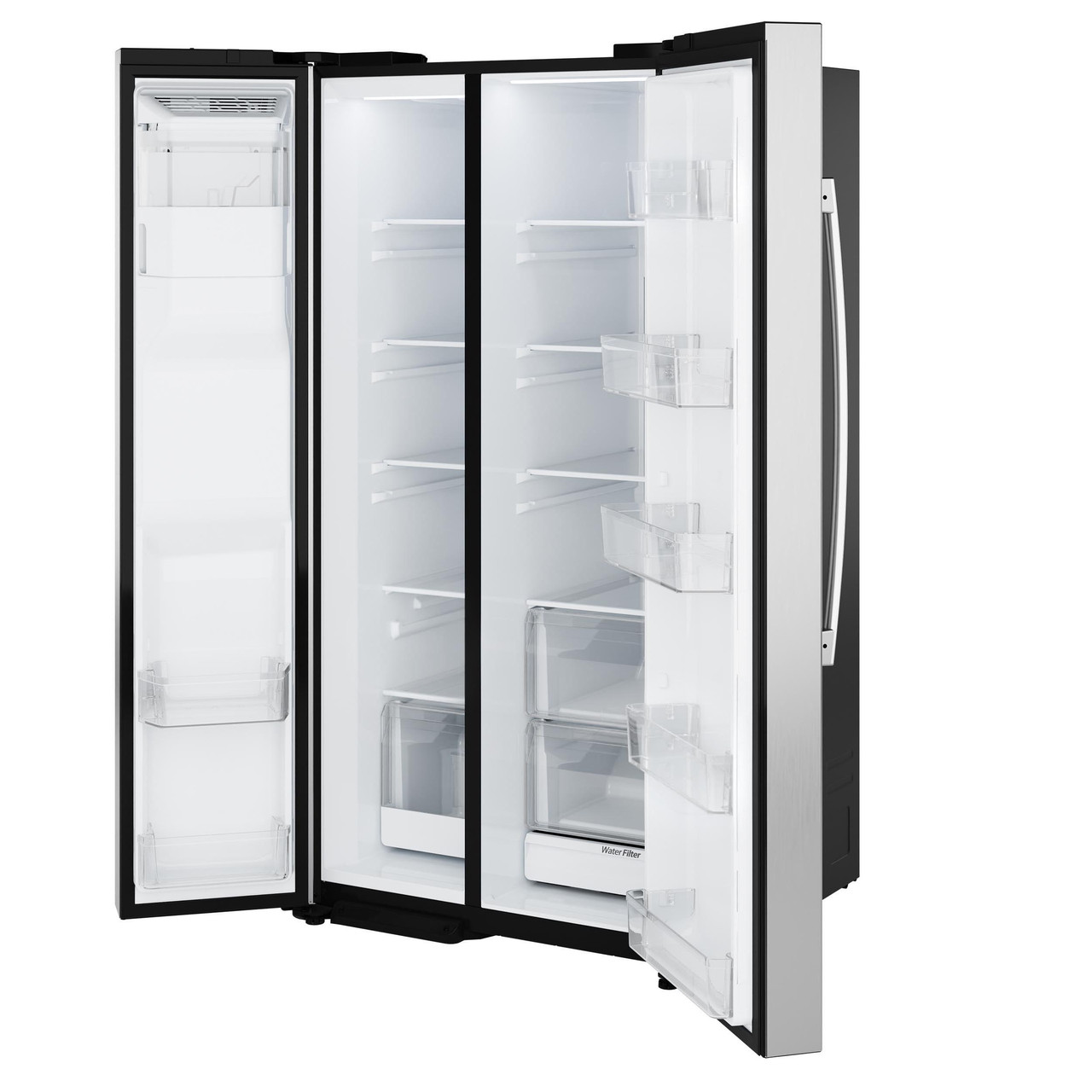 GE® 27.9 Cu. Ft. Side-By-Side Refrigerator with Extra Tall Dispenser ...