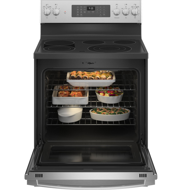 GE Profile™ 30" Smart Free-Standing Electric Convection Fingerprint ...