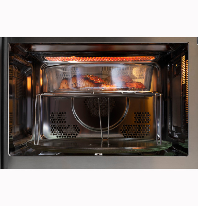 GE® 1.0 Cu. Ft. Capacity Countertop Convection Microwave Oven with Air ...