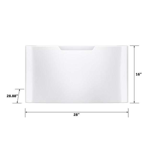 GE® Pedestal - GFP1528SNWW - GE Appliances