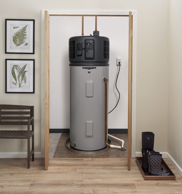GE Profile™ GEOSPRING™ Smart Hybrid Heat Pump Water Heater 50-gallon ...
