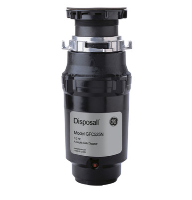 GE DISPOSALL® 1/2 HP Continuous Feed Garbage Disposer - Corded ...