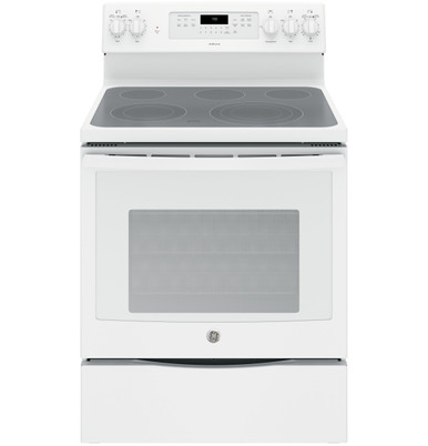 Adora series by GE 30 Free Standing Electric Convection Range JB755DJWW GE Appliances