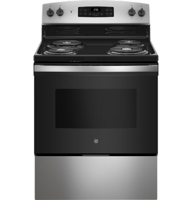 GE® ENERGY STAR® 30" Free-Standing Self-Clean Electric Range ...