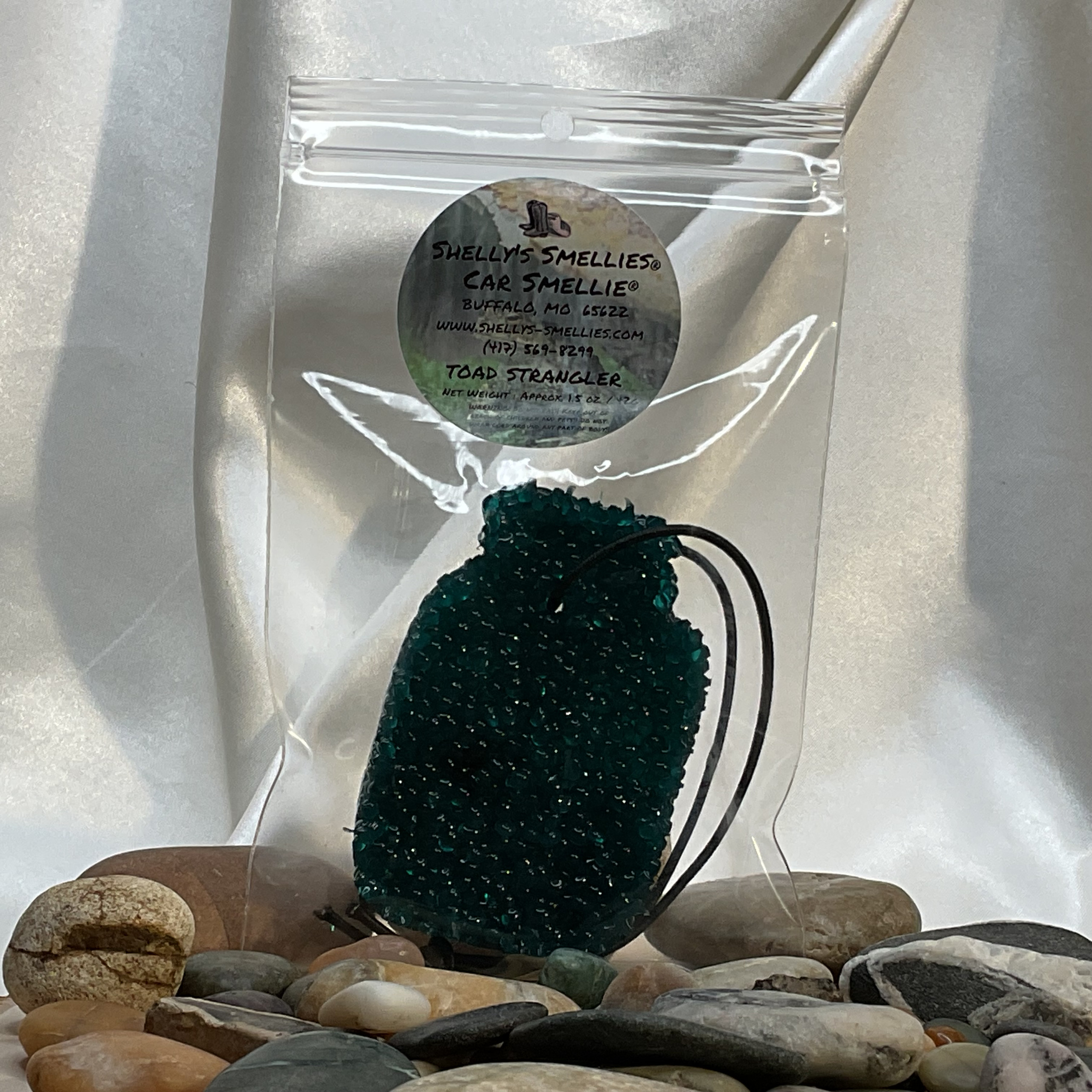 Toad Strangler Car Smellie - Shelly's Smellies