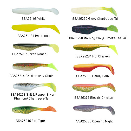 Bass Assassin Sea Shad Lures - TackleDirect