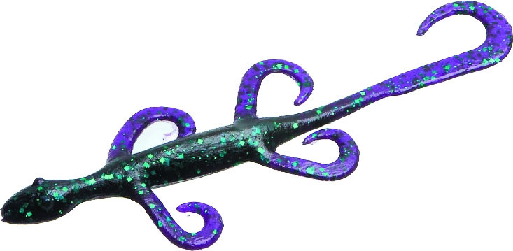 Zoom Lizard Bait - 5in - Junebug - TackleDirect